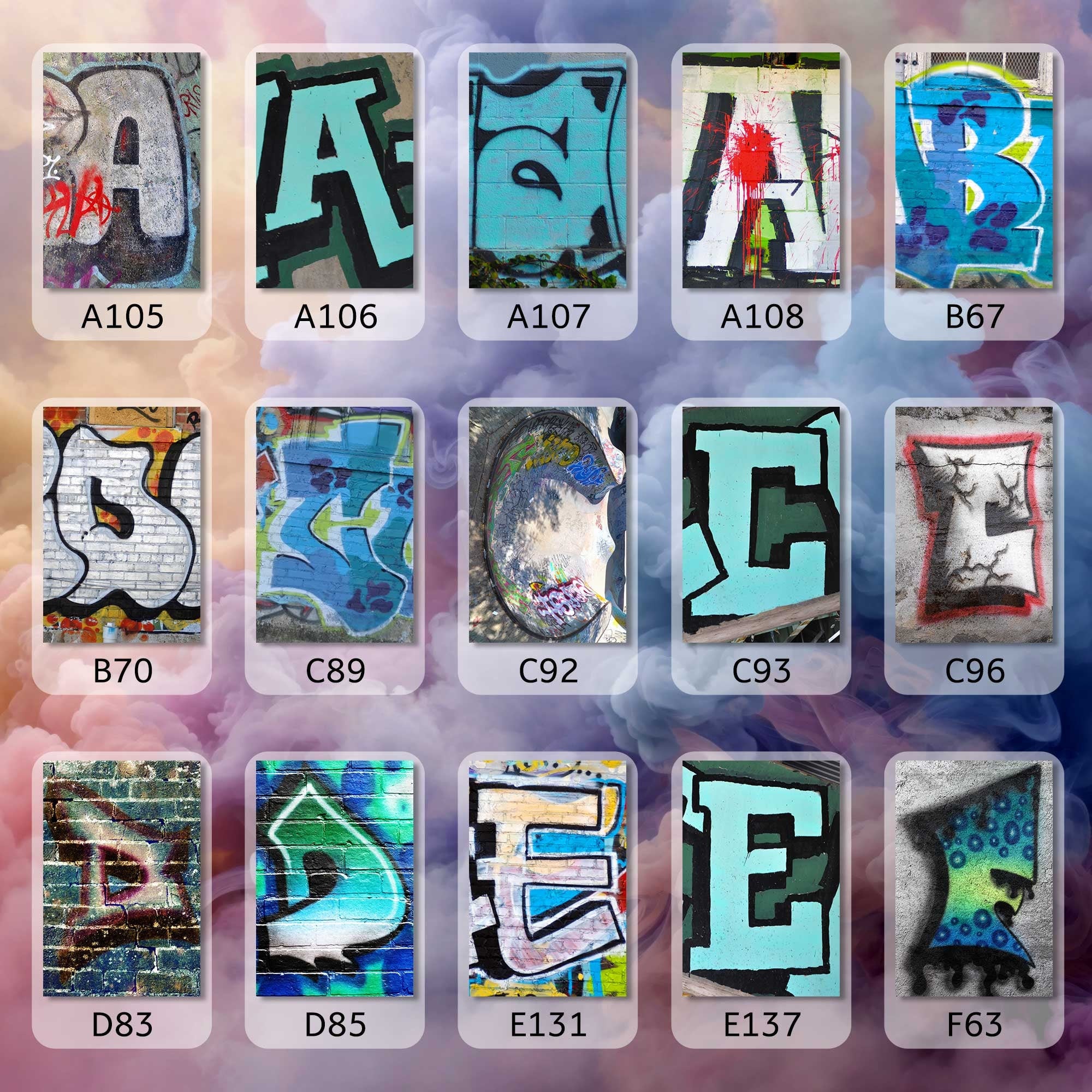 Graffiti Letters – LetterArt.com