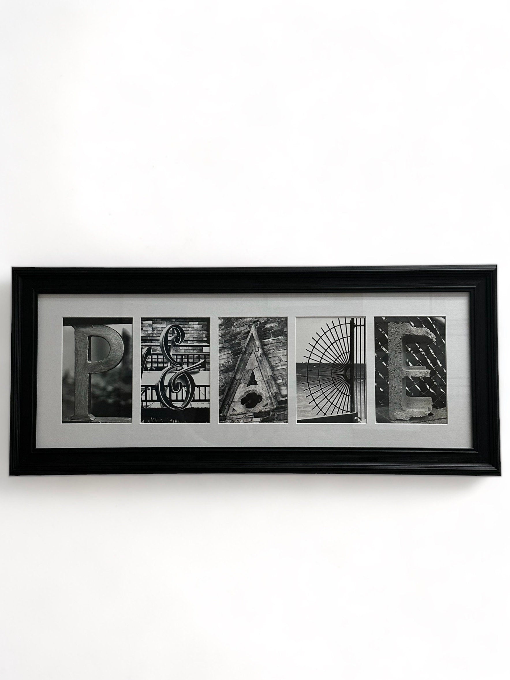 PEACE Premade Letter Art – LetterArt.com