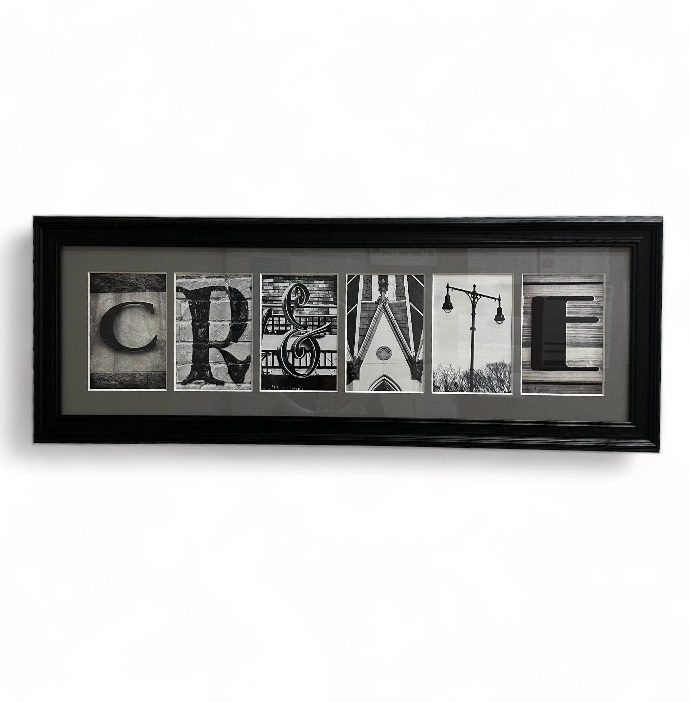 CREATE Premade Letter Art – LetterArt.com